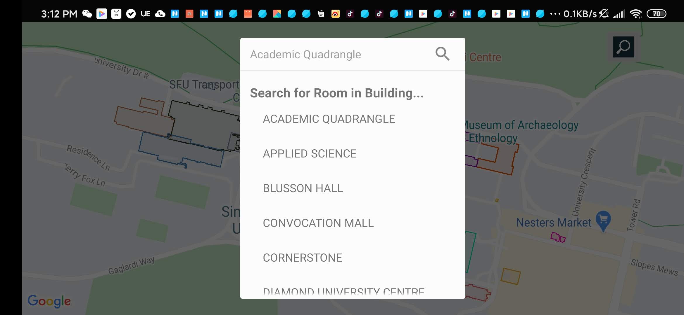 GitHub - larrygyvr/SFU-Interactive-Map-App: An android App designed to ...
