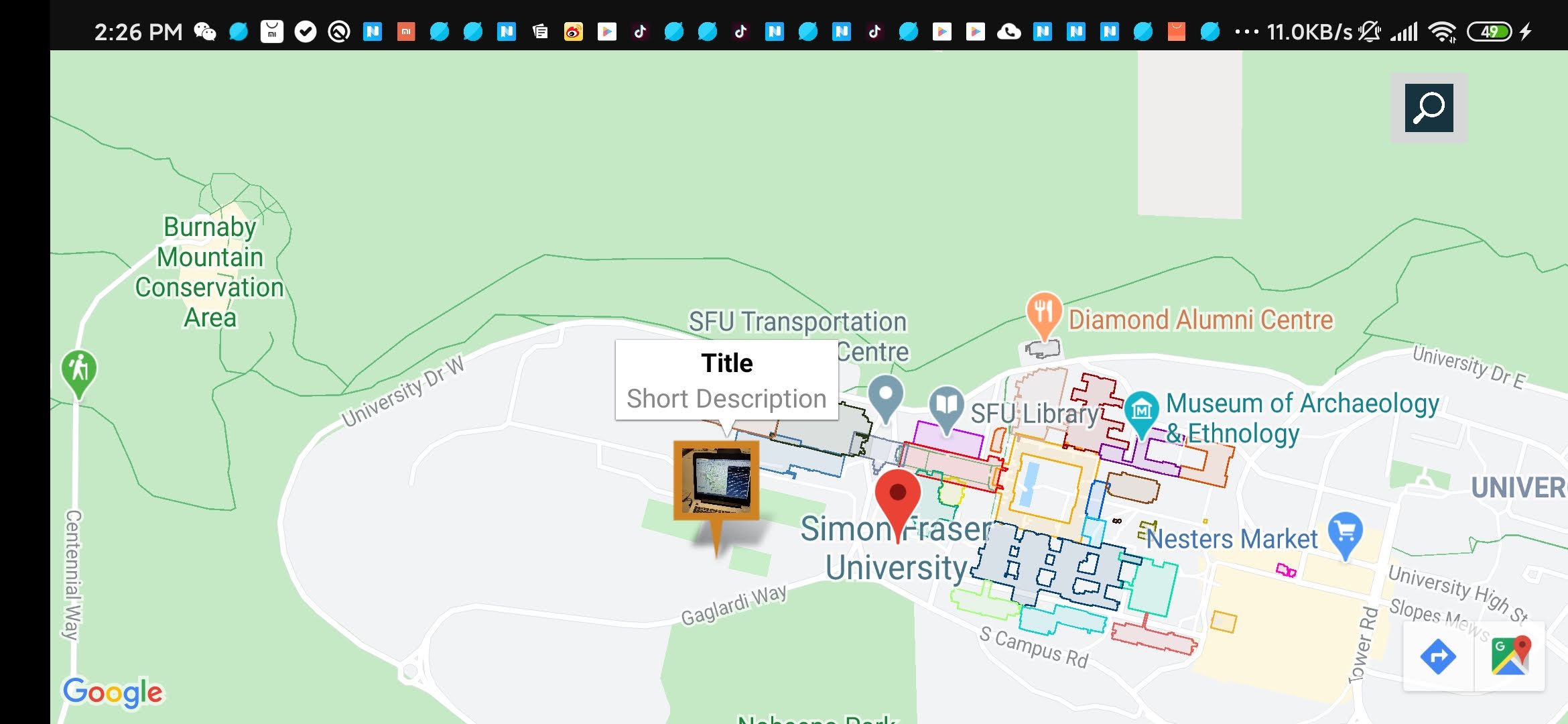 GitHub - larrygyvr/SFU-Interactive-Map-App: An android App designed to ...