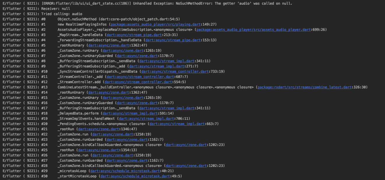 Need flutter 2.0 support (Null safety) · Issue #486 · florent37/Flutter-AssetsAudioPlayer · GitHub