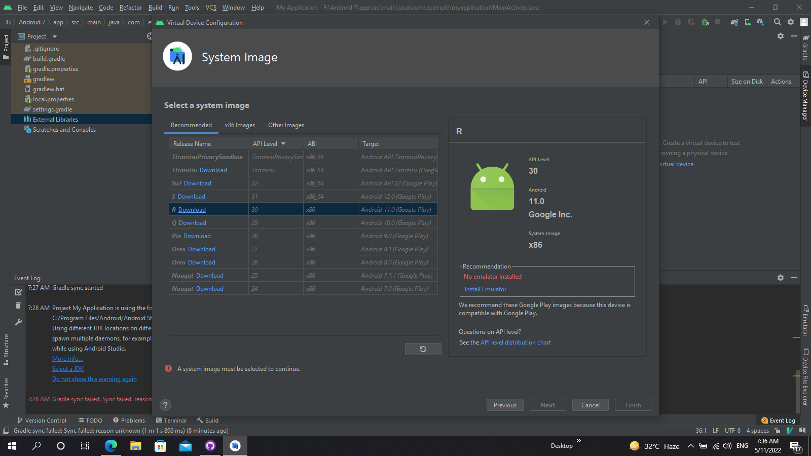 Gradle sync failed: Sync Failed: reason unknown(1 m 1 s 806 ms) · Issue #18207 · microsoft ...