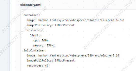 There is a parsing error in sidecard's yaml file · Issue #5469 · kubesphere/kubesphere · GitHub