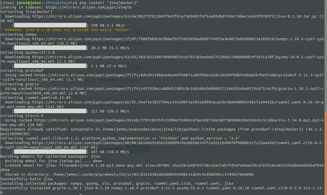 fail to start with name encode-1 · Issue #30 · jina-ai/examples · GitHub