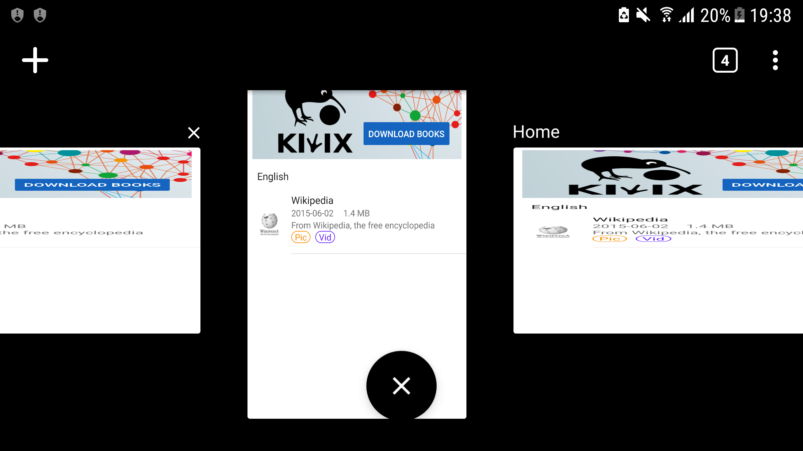 Changing screen orientations in tab overview · Issue #948 · kiwix/kiwix-android · GitHub