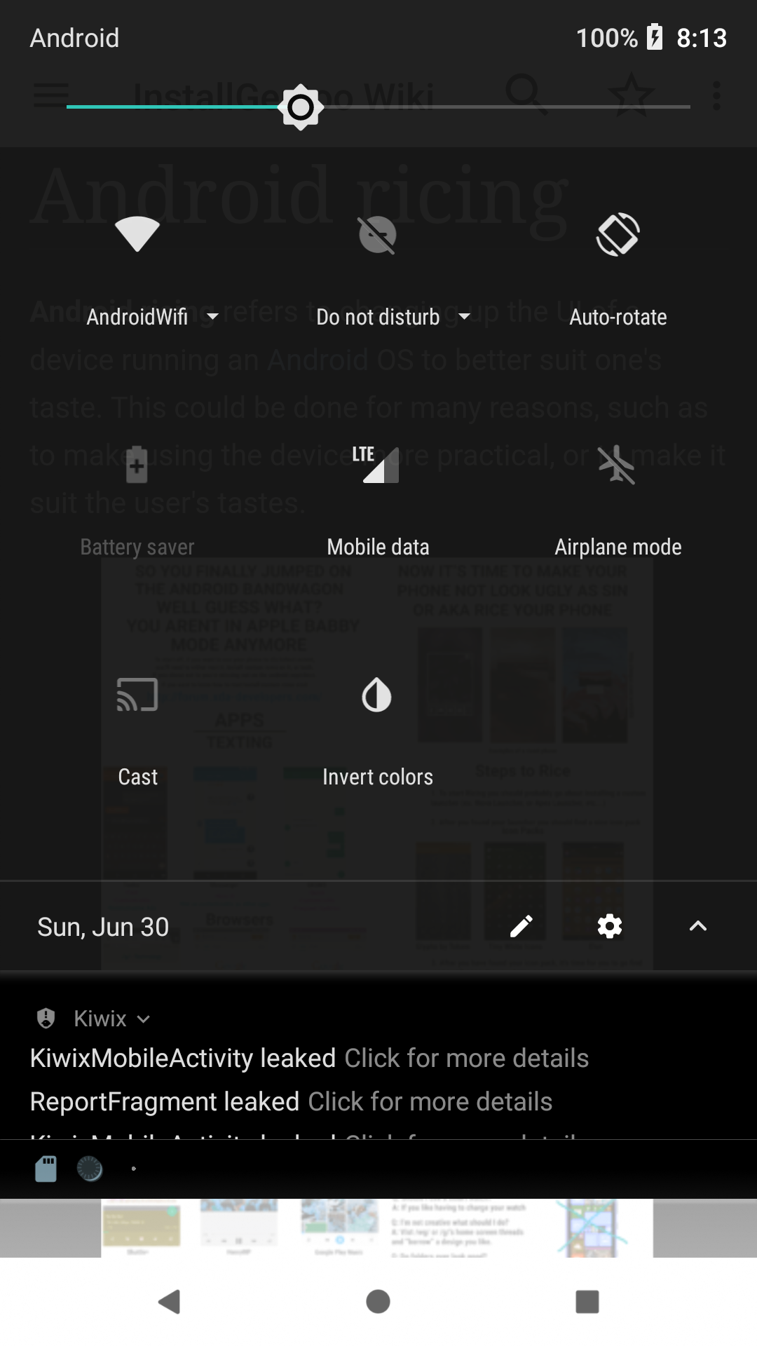 Does android dark theme inverts picture colors? · Issue #1242 · kiwix/kiwix-android · GitHub