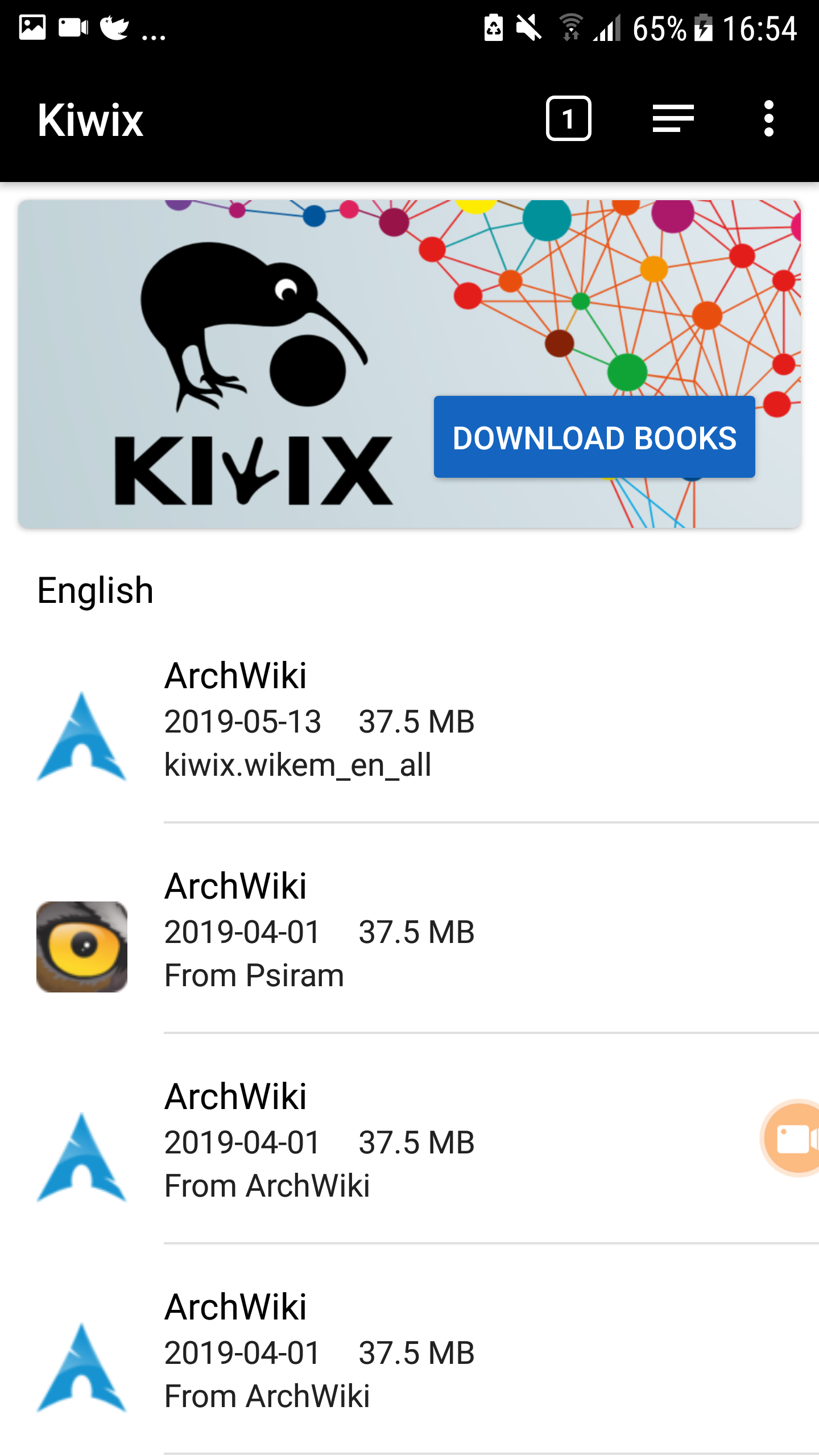 Multiple instances of the same Zim File visible on Home Screen · Issue #1342 · kiwix/kiwix ...
