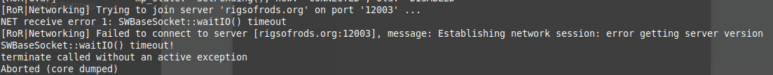 Game crashing when failing to join server · Issue #2177 · RigsOfRods/rigs-of-rods · GitHub