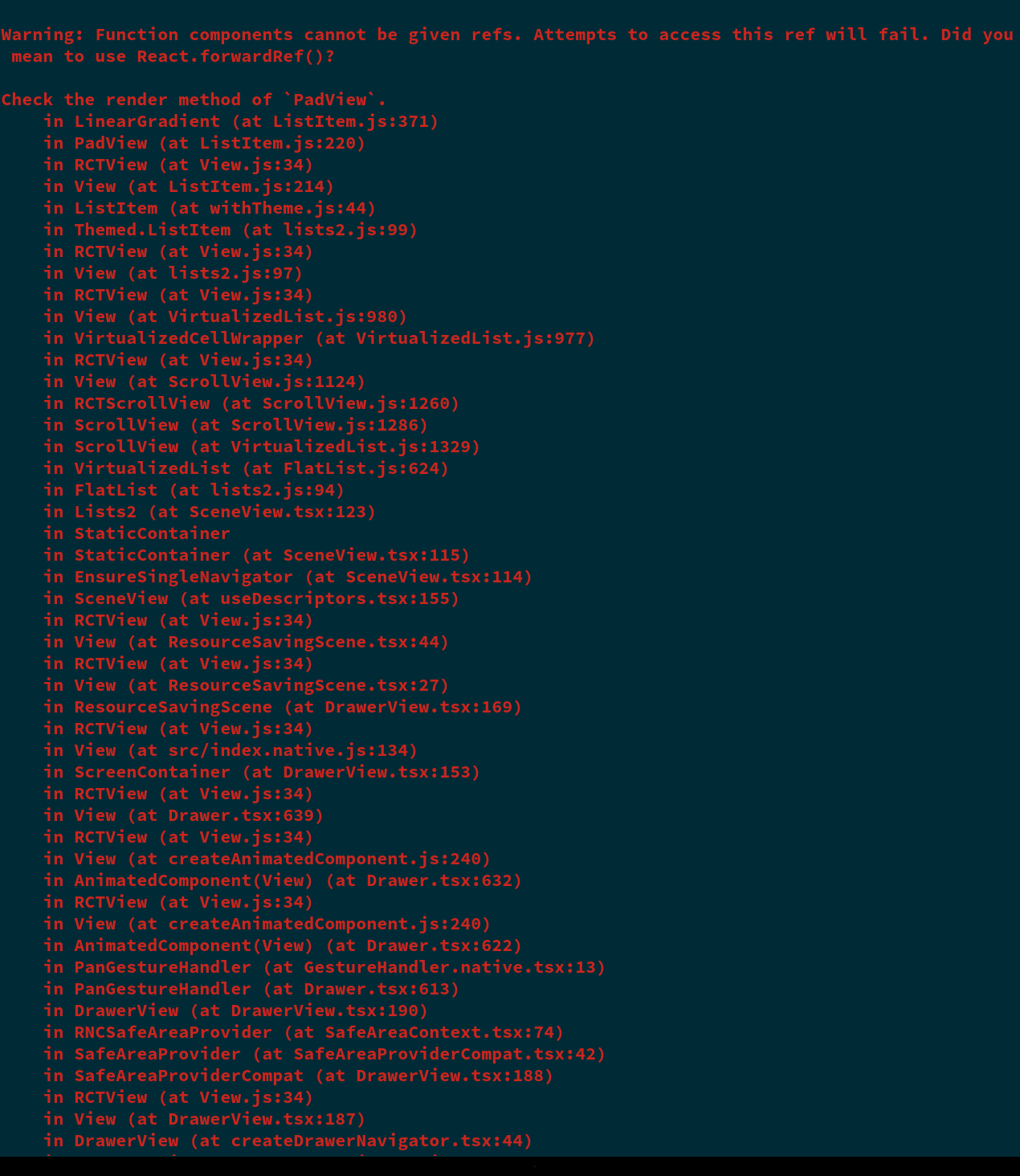 Expo 39 Padview Function Components Cannot Be Given Refs · Issue 2628 · React Native Elements