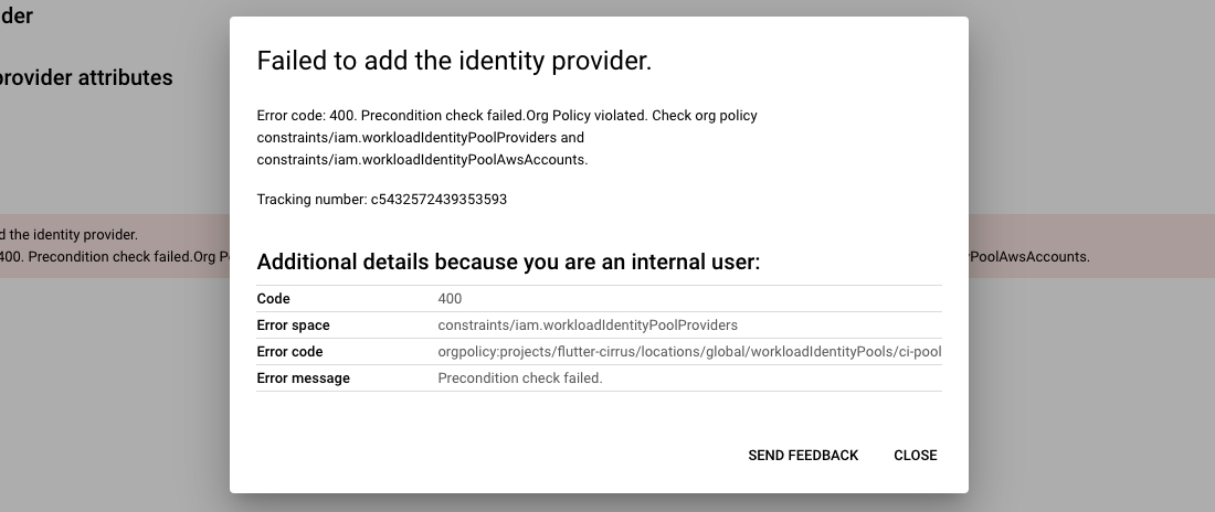Configure Cirrus CI as workload identity provider to avoid quarter GCP ...
