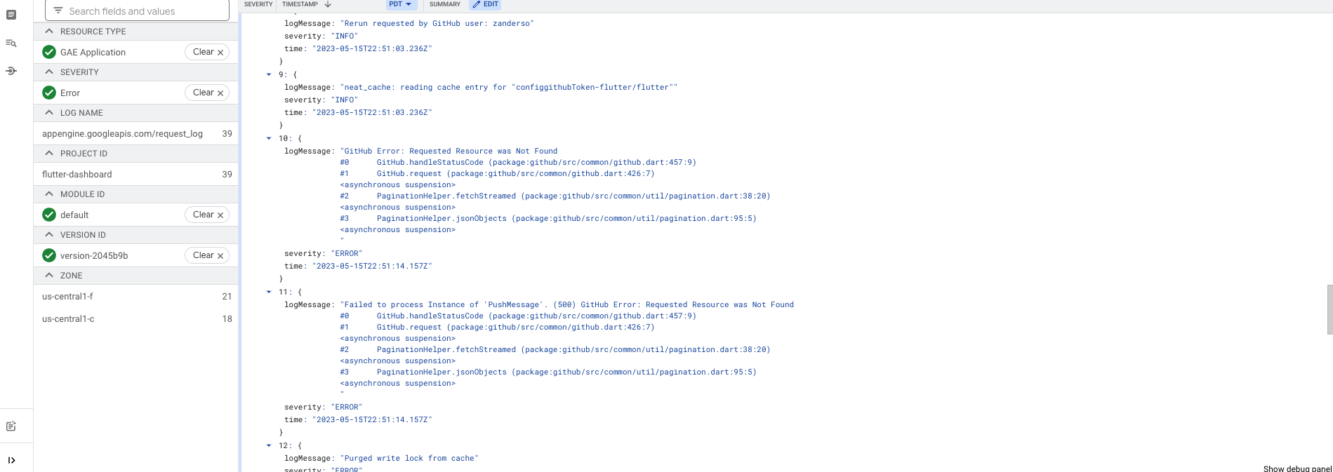 http 500 error alert on ci.yaml validation failure during rerun request · Issue #126890 ...