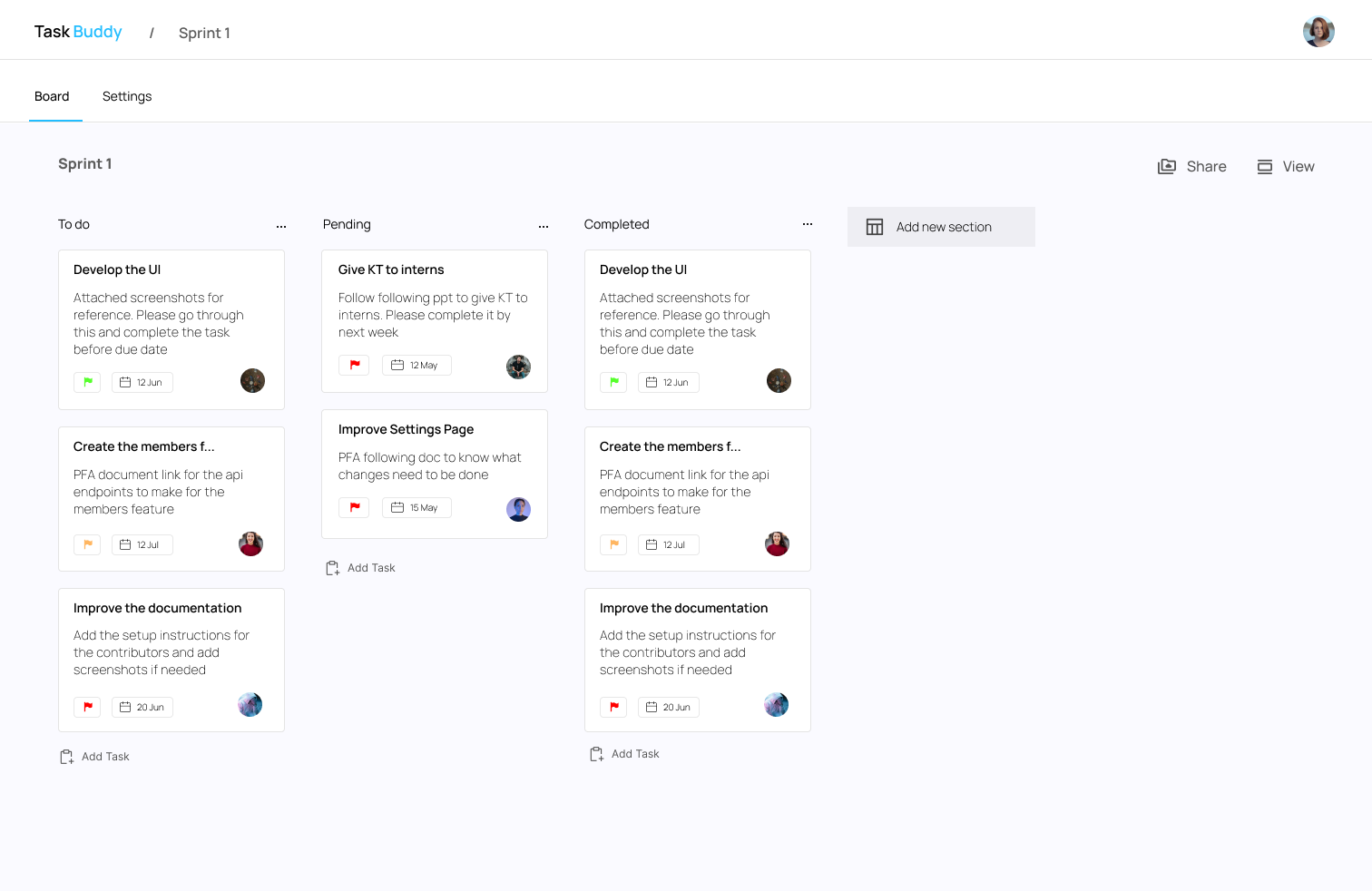 GitHub - yatharth1706/TaskBuddy: Your virtual buddy who helps you keep track of your tasks and ...