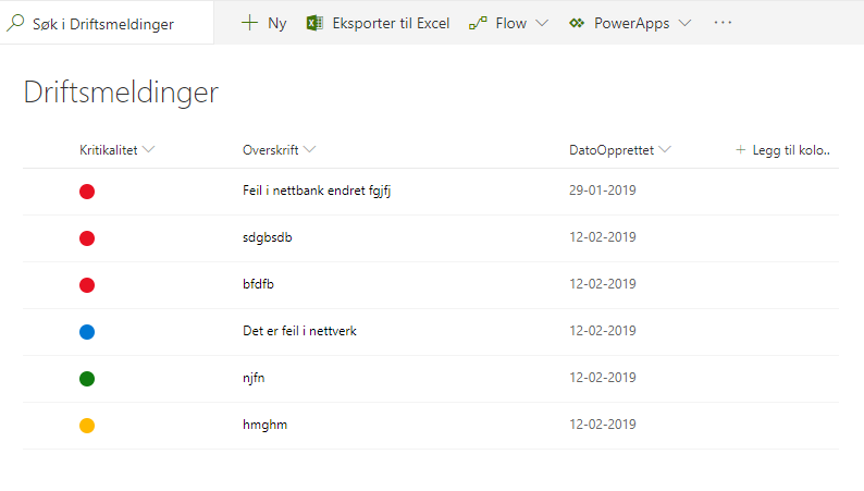 text-ryg-status-indicator: Column Formatting doesn't show when list is ...