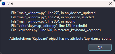 Strange error messages · Issue #125 · vial-kb/vial-gui · GitHub