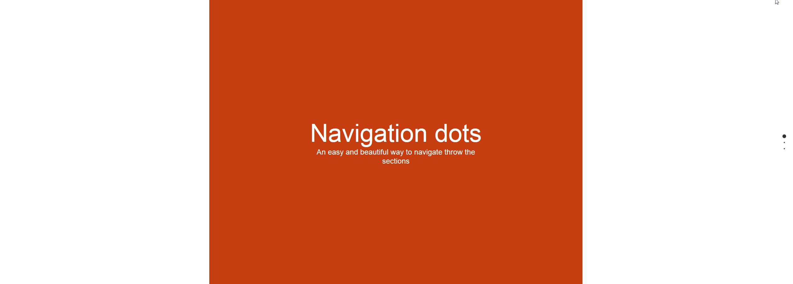 dots nav on large monitor · Issue #2916 · alvarotrigo/fullPage.js · GitHub