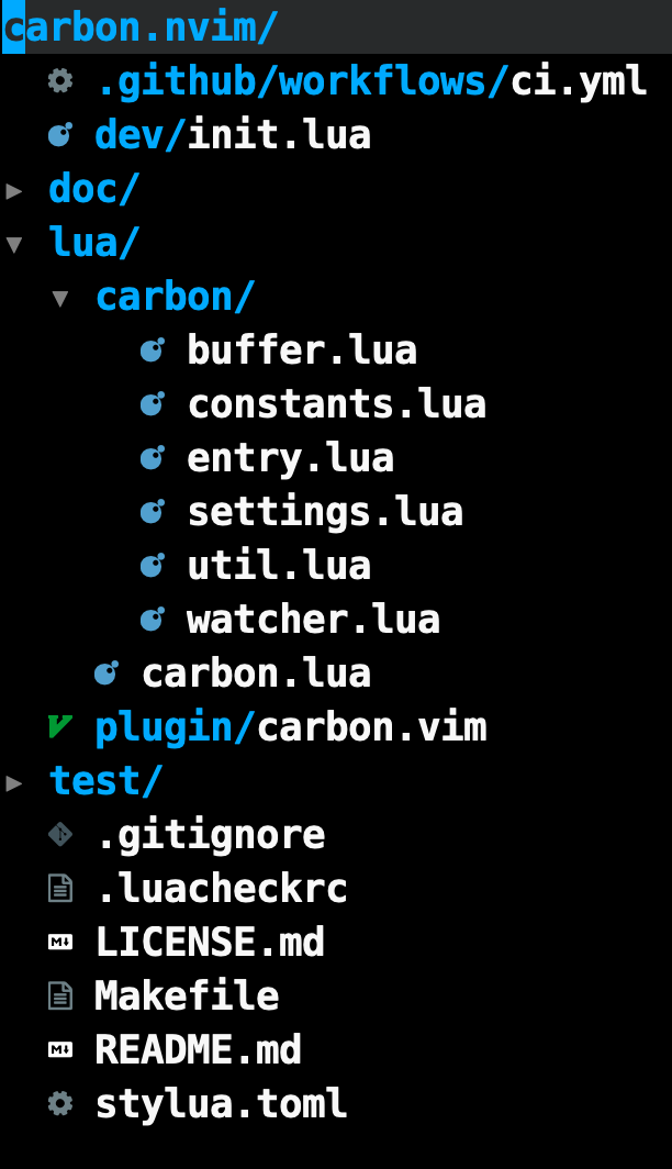 Is it possible to add file icons? · Issue #112 · SidOfc/carbon.nvim · GitHub
