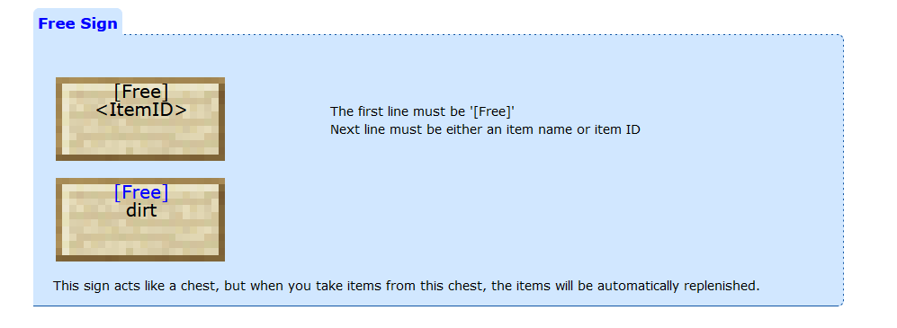 Free Item Signs · Issue #2691 · Zrips/CMI · GitHub