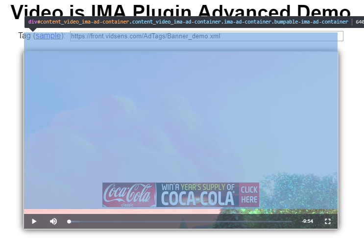 Overlay issue with VMAP · Issue #607 · googleads/videojs-ima · GitHub