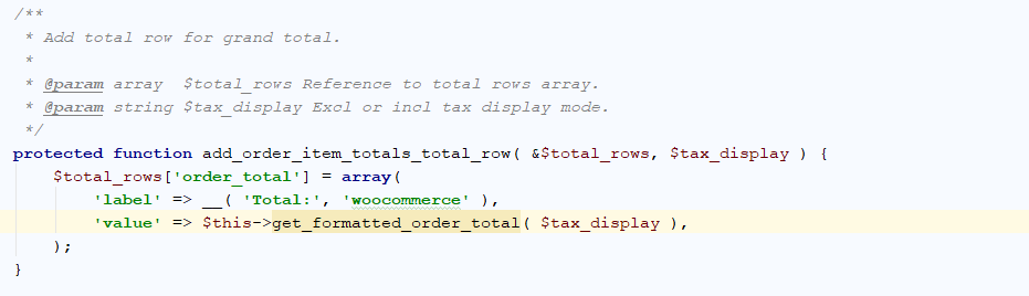 Signature Mismatch Of Getformattedordertotal · Issue 23722 · Woocommercewoocommerce · Github