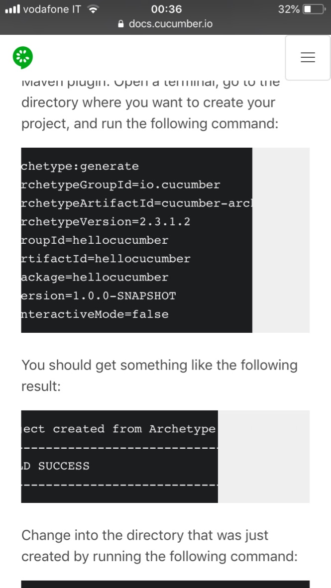 Make blocks of code more responsive · Issue #185 · cucumber/docs · GitHub