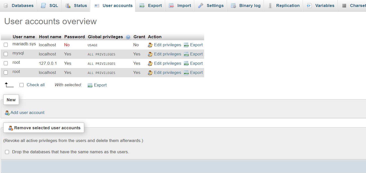 mariadb 10.4.13 /10.5 以上因为缺失mariadb.sys 导致 phpMyAdmin 报错 · Issue #354 · oneinstack/oneinstack ...