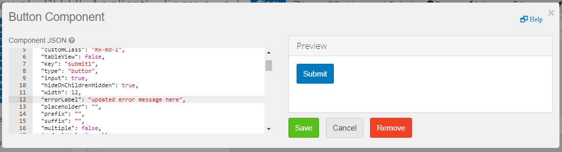 How To Override Default Validation Messages In Angular Or Through Formio Portal · Issue 3313 1098