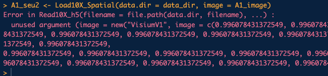 Load10X_Spatial {Seurat} -- Error · Issue #7530 · satijalab/seurat · GitHub