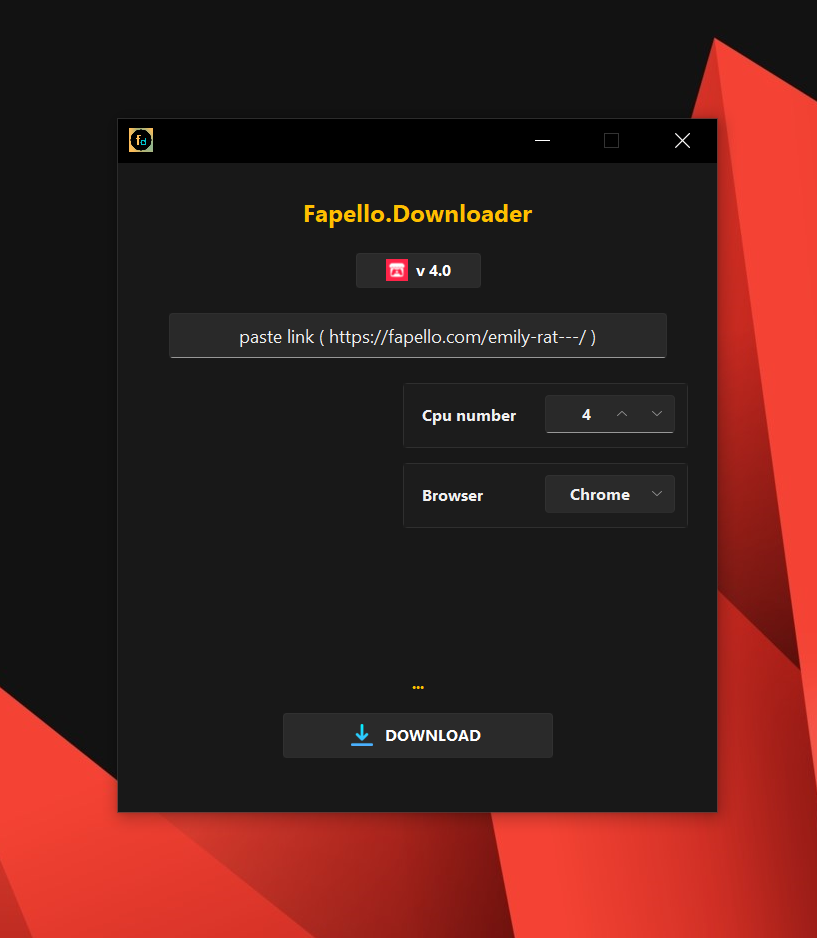 GitHub - Djdefrag/Fapello.Downloader: NSFW Windows app to batch download images and videos from ...
