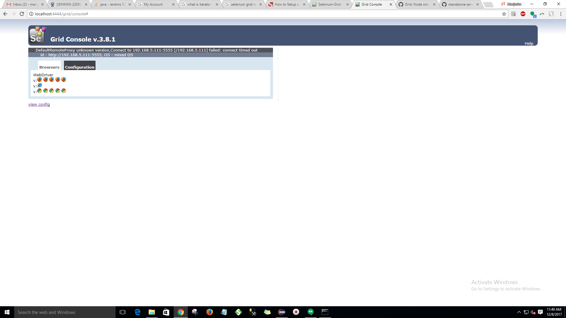 Grid: Node not registering successfully to the hub in v3.3 · Issue #3631 · SeleniumHQ/selenium ...