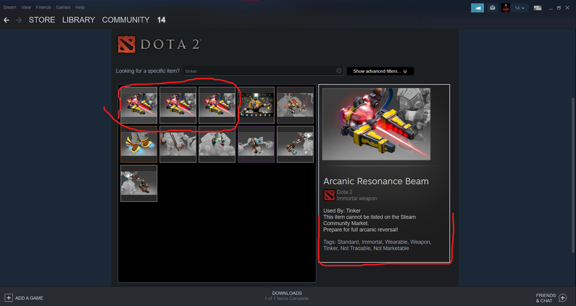 Immortals from Battle Pass 2020 are still not marketable or tradelbe · Issue #5153 ...