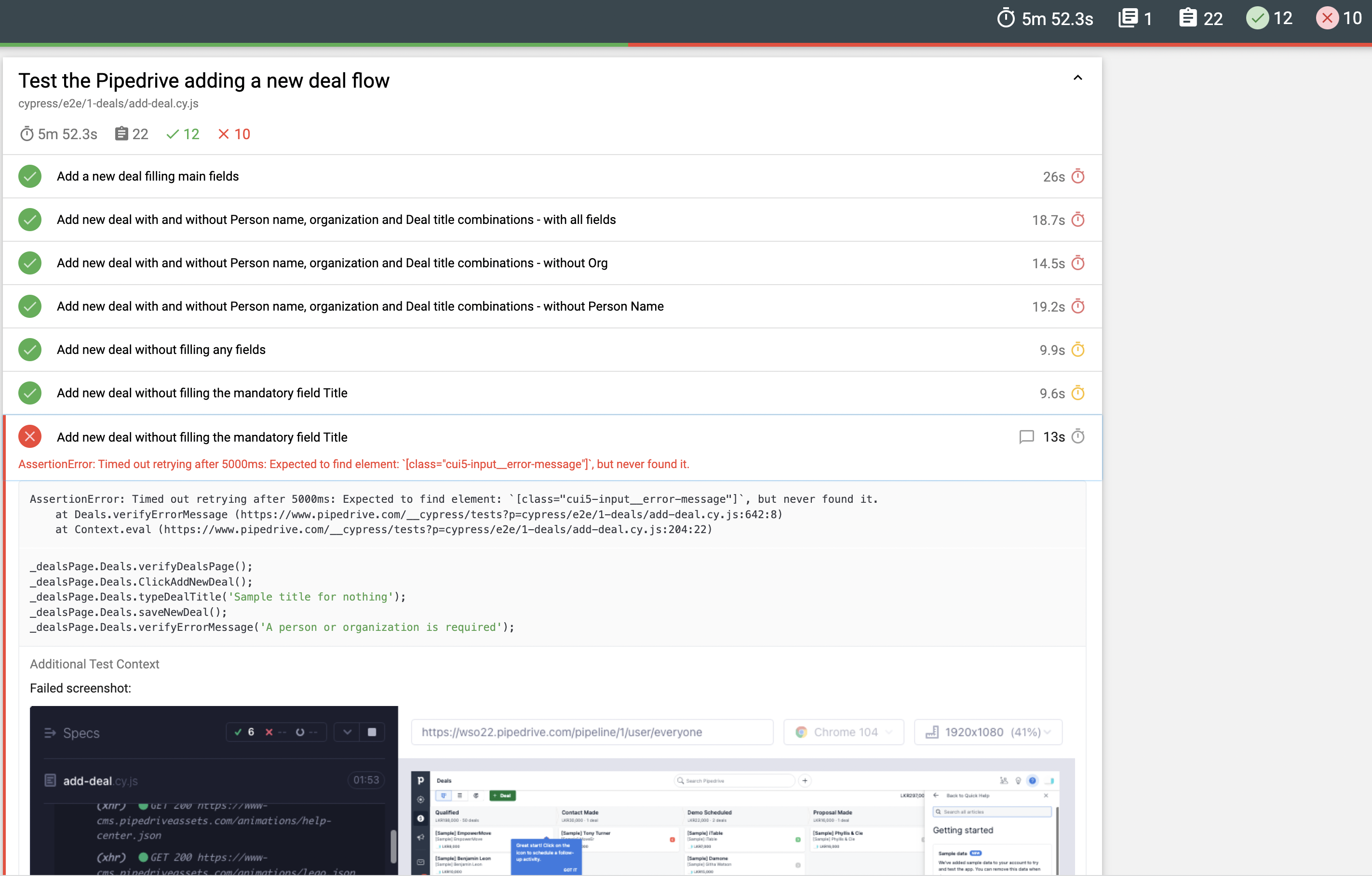 GitHub - TheNiron/pipedrive-tests