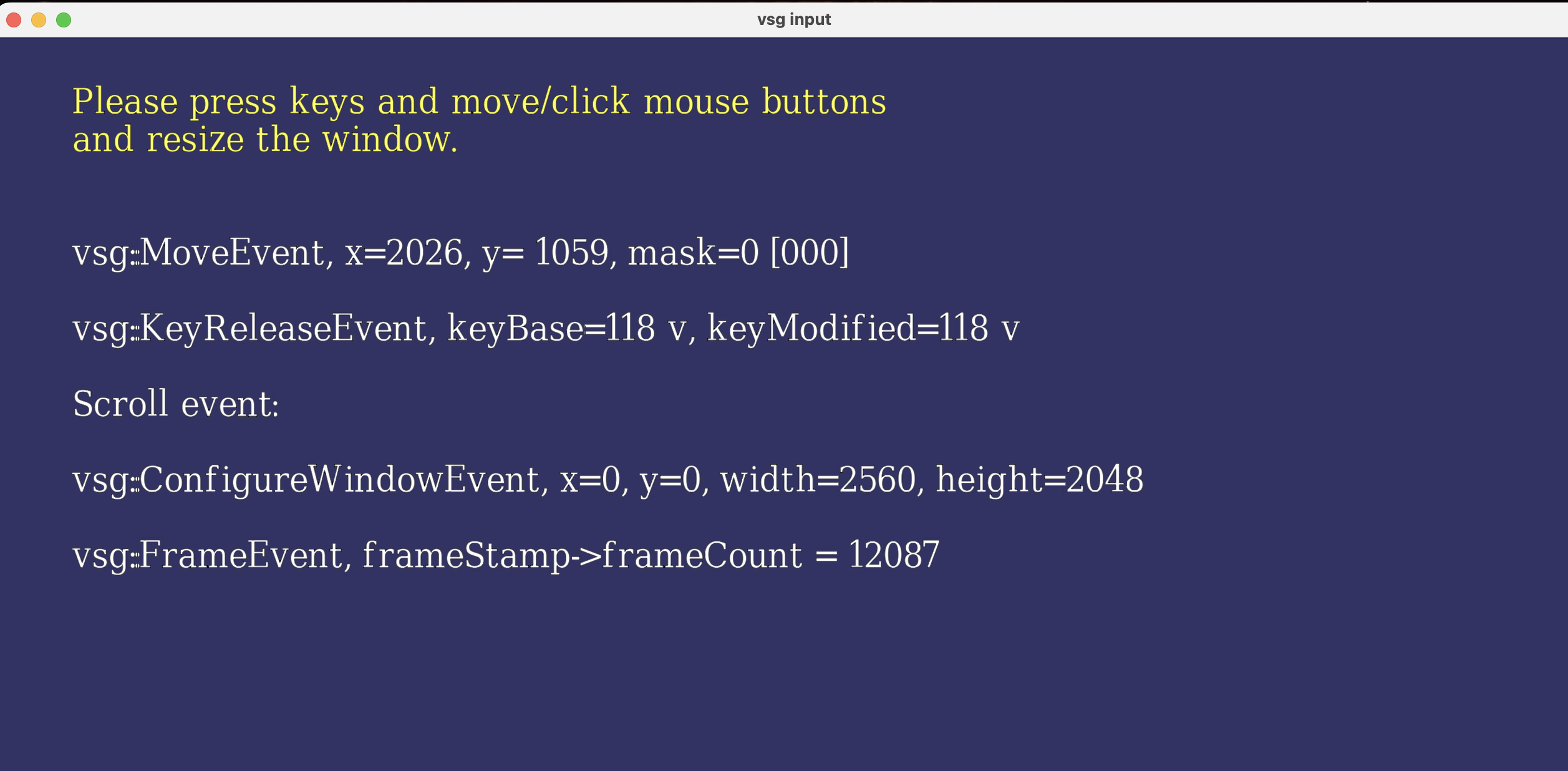 Macos Keys Vsginput · Issue 689 · Vsg Devvulkanscenegraph · Github 