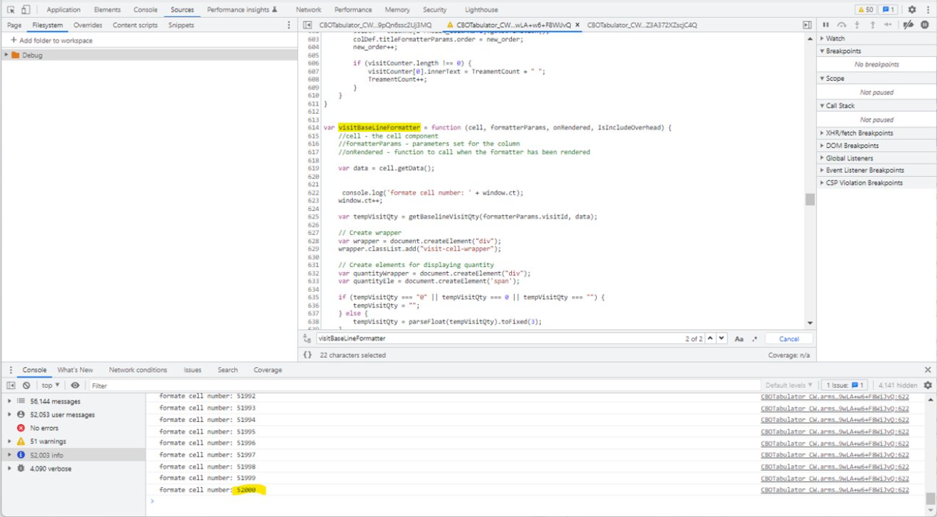 action is being called 50k times · Issue #4062 · olifolkerd/tabulator ...