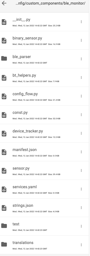 Setup failed for ble_monitor: Integration not found. · Issue #622 · custom-components/ble ...