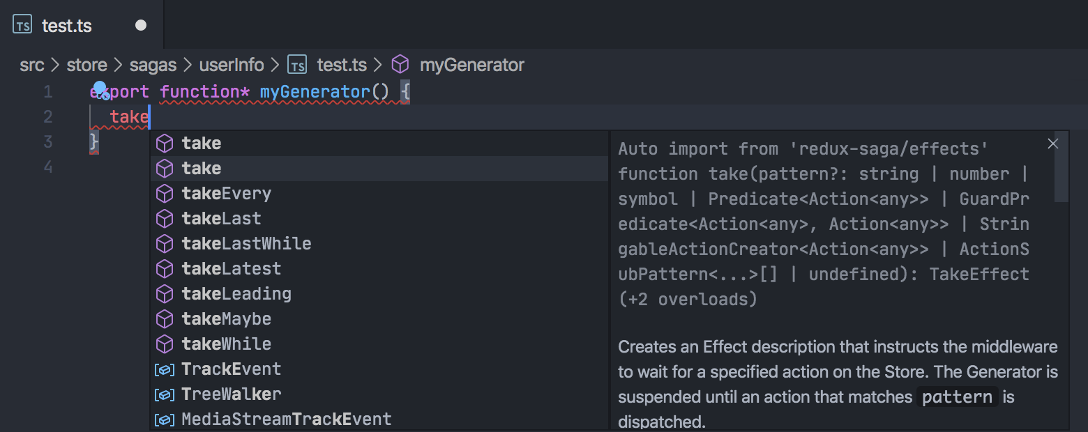 Autoimportautocomplete Not Working After `yield` In Generator Functions · Issue 97689