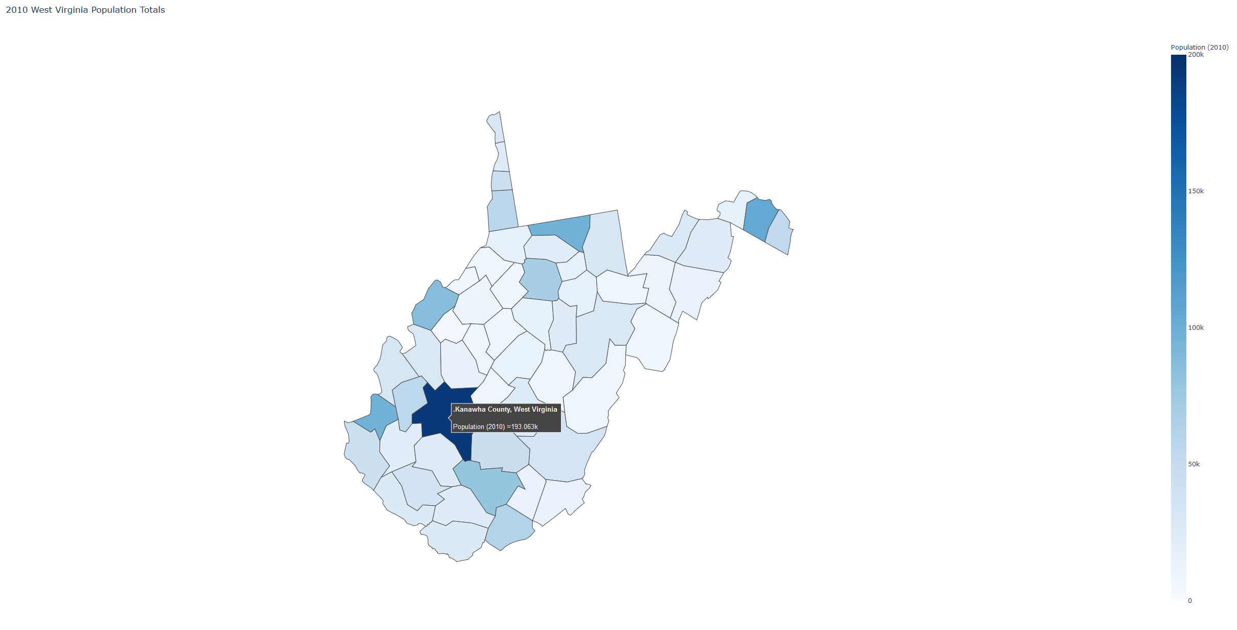 GitHub - bee-wah/heatmap-westvirginia: Choropleth implementation to display various data focused ...