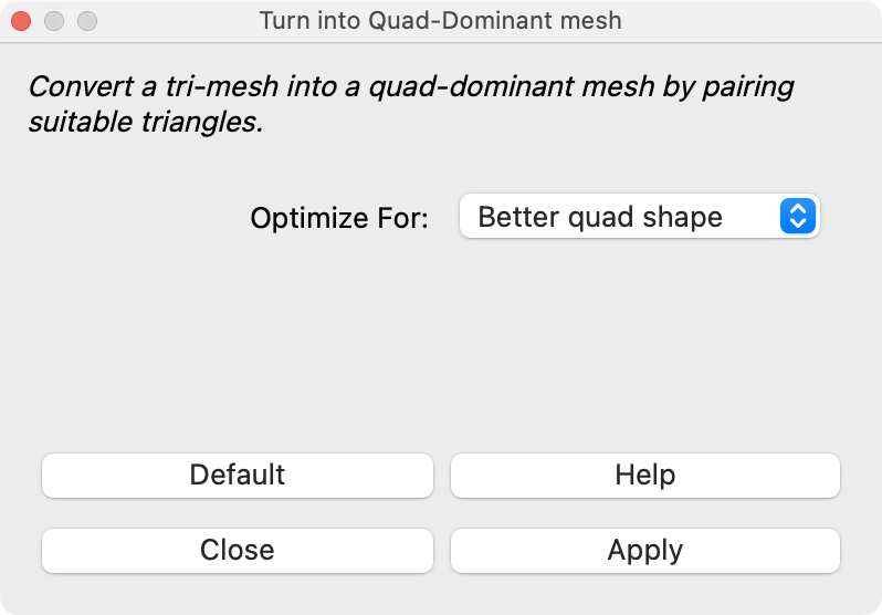 Simplifying a 9 million object with Quadric edge collapse decimation - OS X 10.15.7 · Issue ...