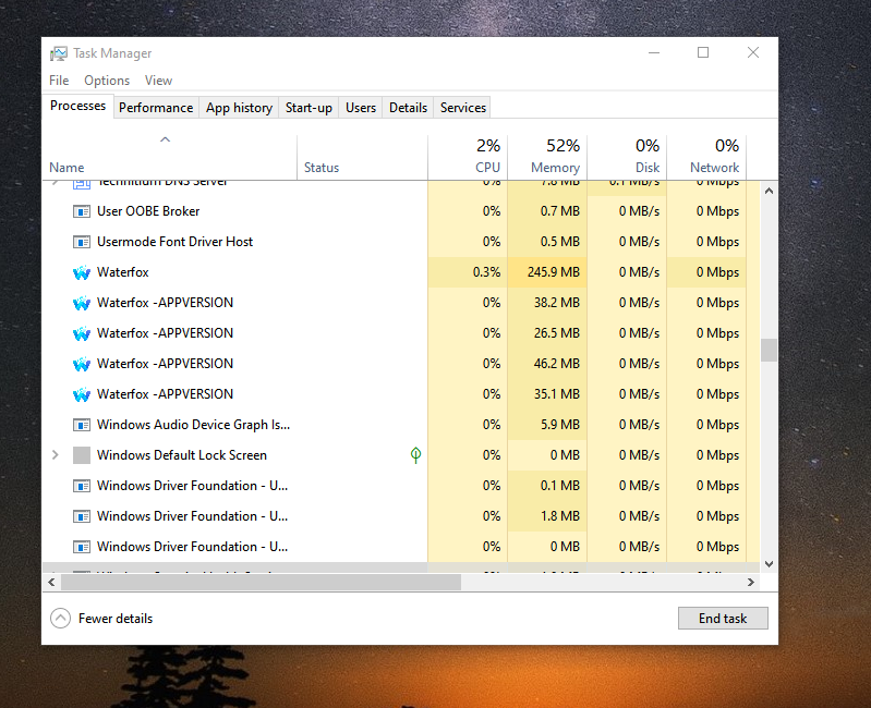 Waterfox G3 Does not show window or close fully · Issue #1841 · BrowserWorks/waterfox · GitHub