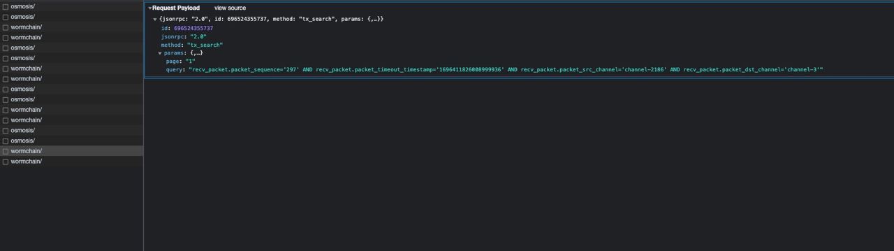 Wormchain: can't resume transaction. Osmosis -> Eth · Issue #3426 · wormhole-foundation/wormhole ...