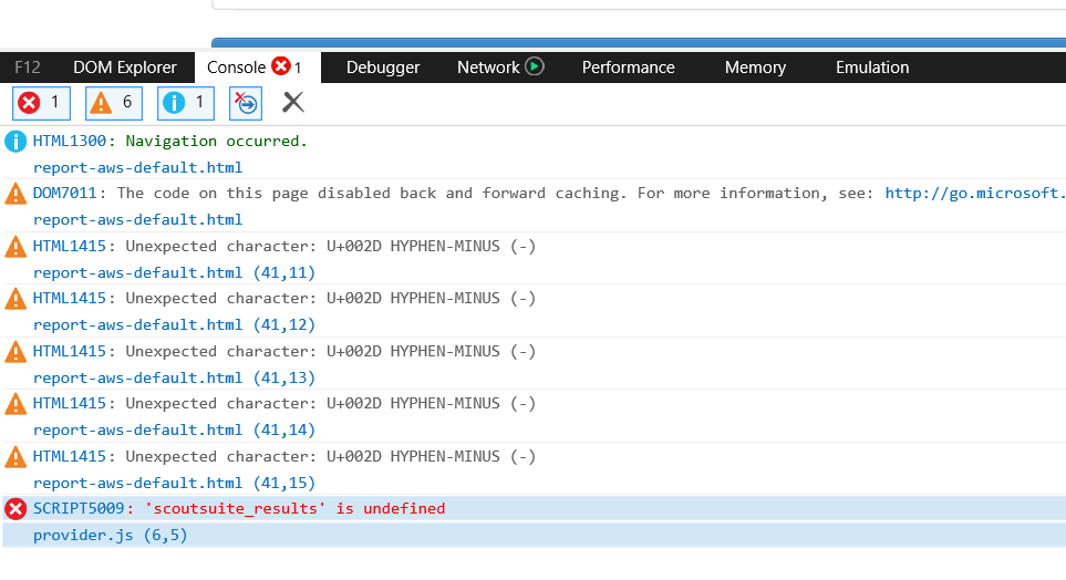 Report Generation Error - scoutsuite_results in provider.js · Issue #110 · nccgroup/ScoutSuite ...
