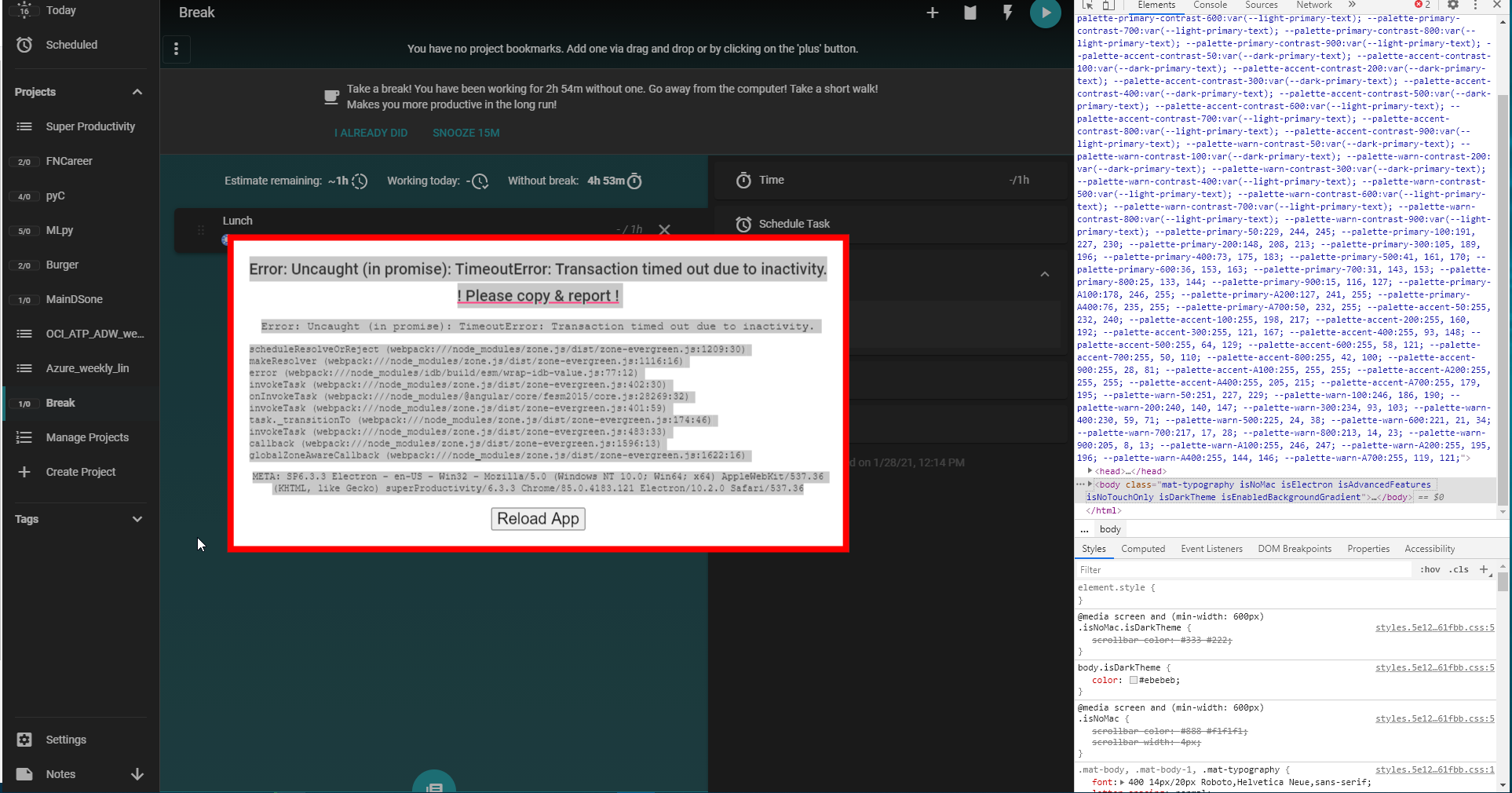 Error: Uncaught (in promise): TimeoutError: Transaction timed out due to inactivity. · Issue ...