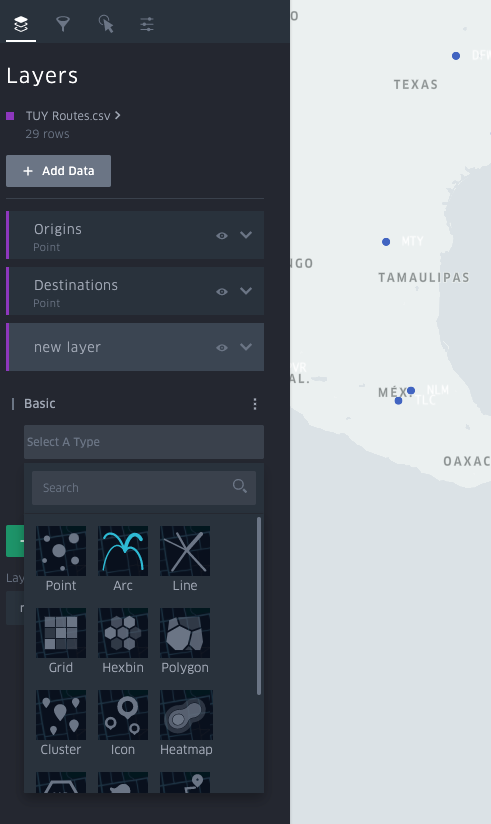 Cannot add Lines or Arc layer · Issue #1359 · keplergl/kepler.gl · GitHub