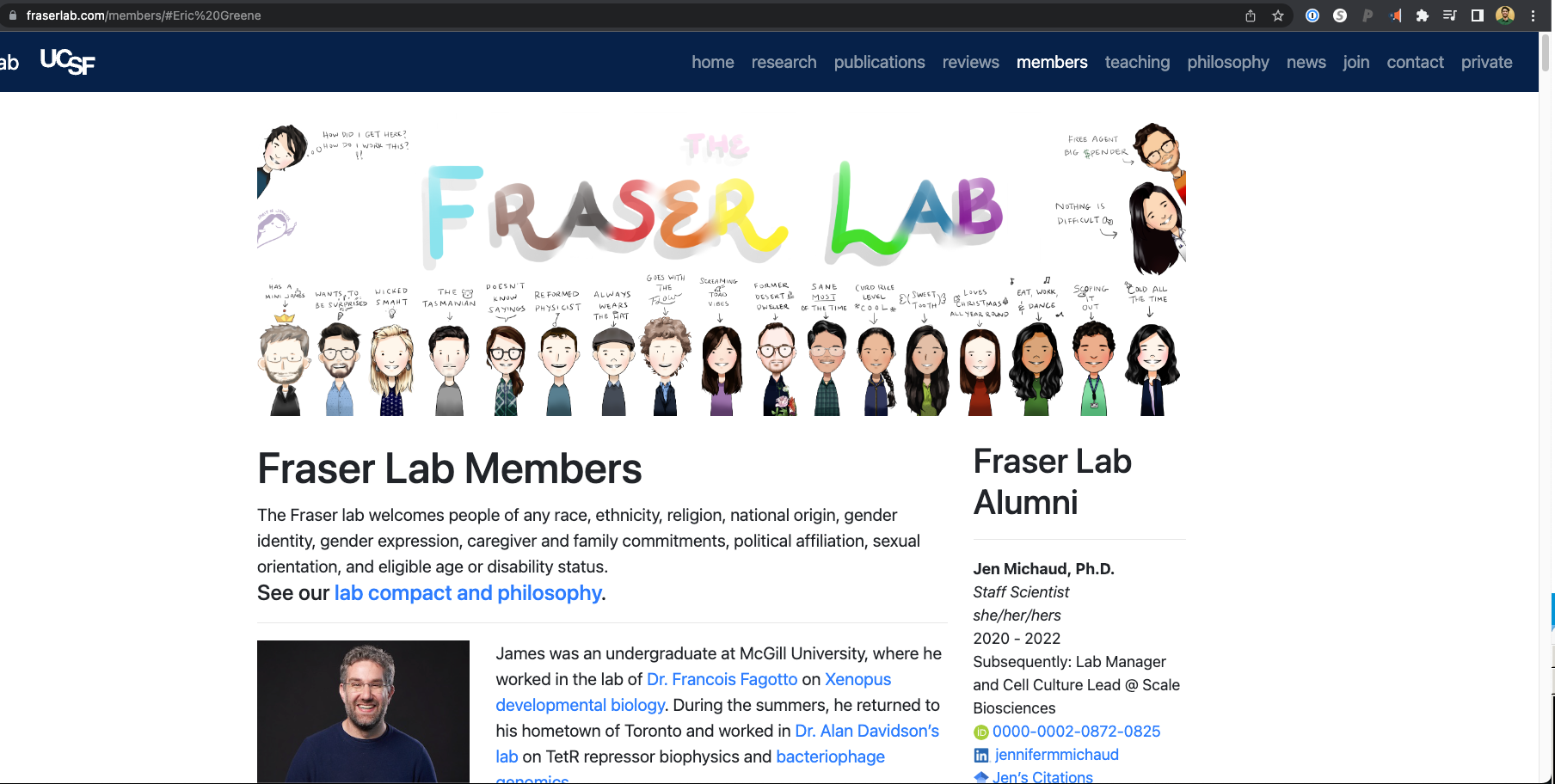 Name hyperlinks don't work if person has PhD in title · Issue #58 · fraser-lab/fraser-lab.github ...
