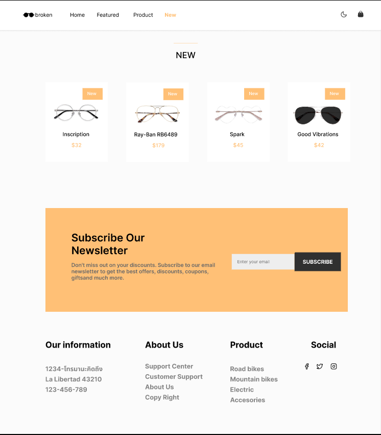 GitHub - aristoon1/Glasses-OnlyHTML