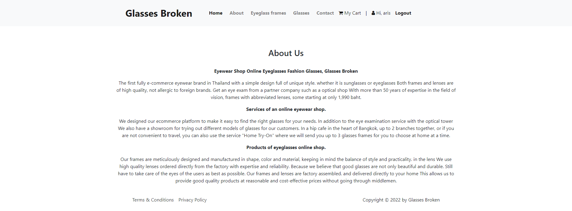 GitHub - aristoon1/Glasses-ecommerce