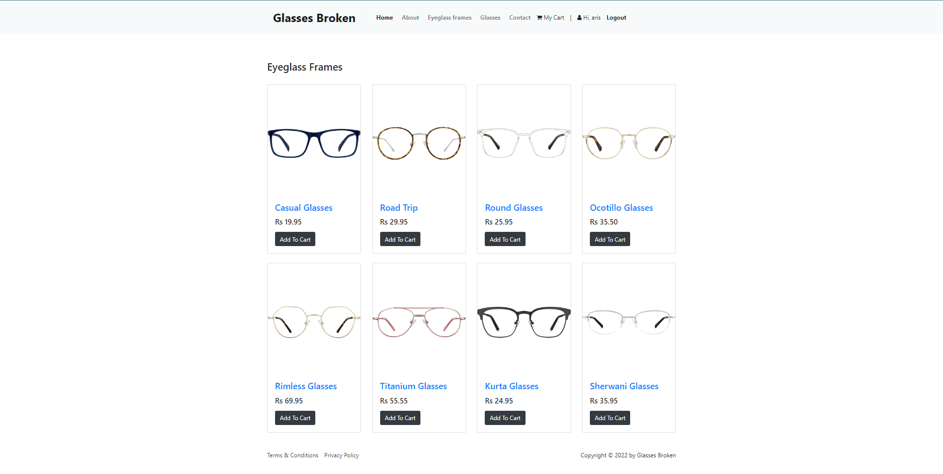 GitHub - aristoon1/Glasses-ecommerce
