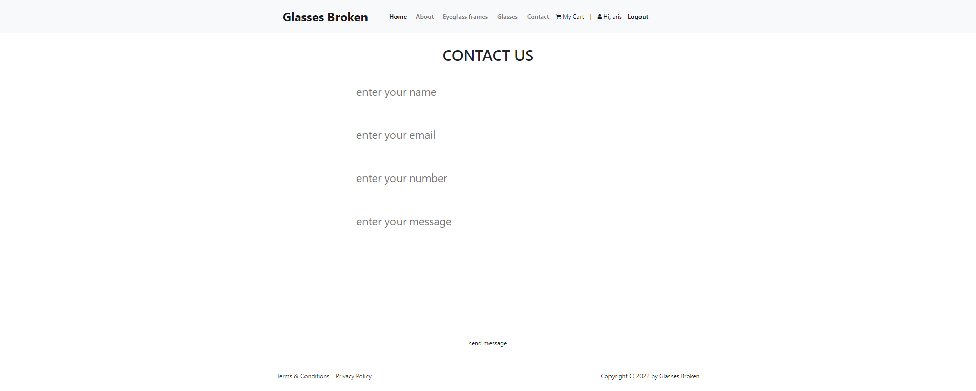 GitHub - aristoon1/Glasses-ecommerce