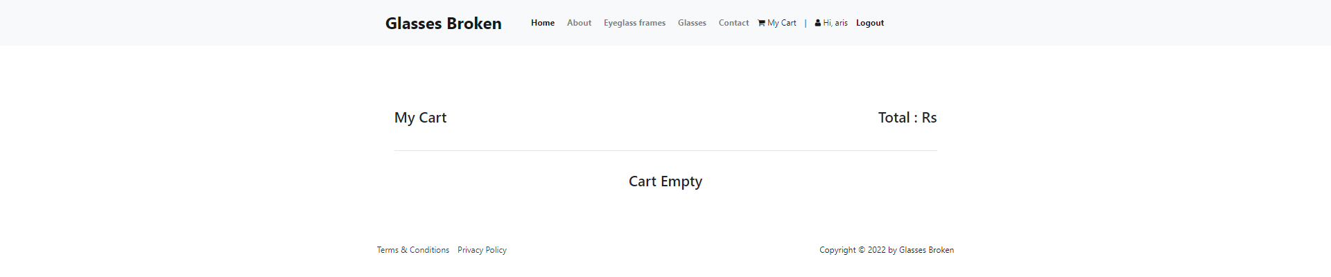 GitHub - aristoon1/Glasses-ecommerce