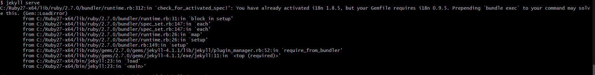 Bug: Dependency Error: Yikes! It looks like you don't have tzinfo or one of its dependencies ...