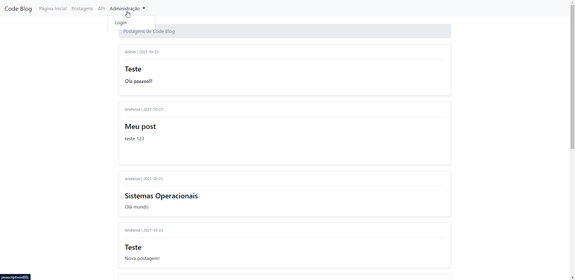 GitHub - drelocatelli/SpringBoot_Codeblog