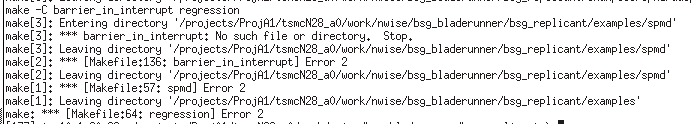 make: entering an unknown directory · Issue #795 · bespoke-silicon-group/bsg_replicant · GitHub