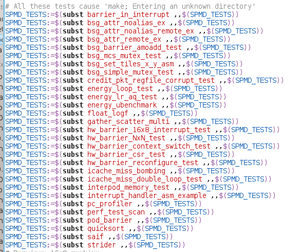 make: entering an unknown directory · Issue #795 · bespoke-silicon-group/bsg_replicant · GitHub